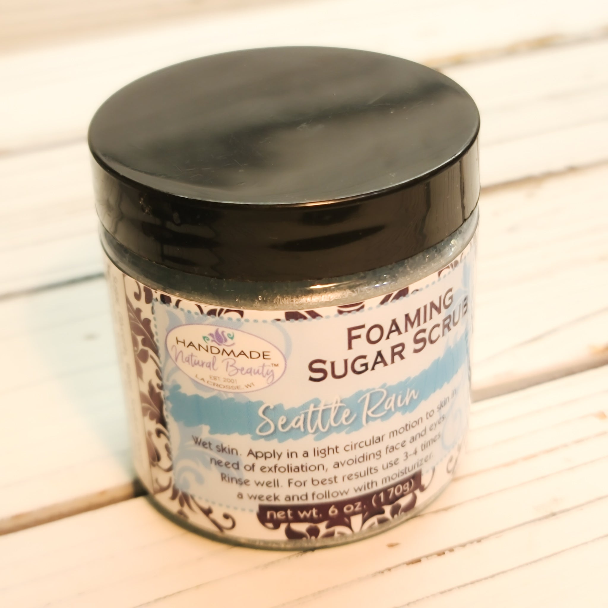 Handmade Natural Beauty: Foaming Sugar Scrub "Seattle Rain" *CAPPED PR ...